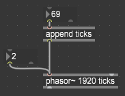 Create a phasor with two types of values - MaxMSP Forum | Cycling '74